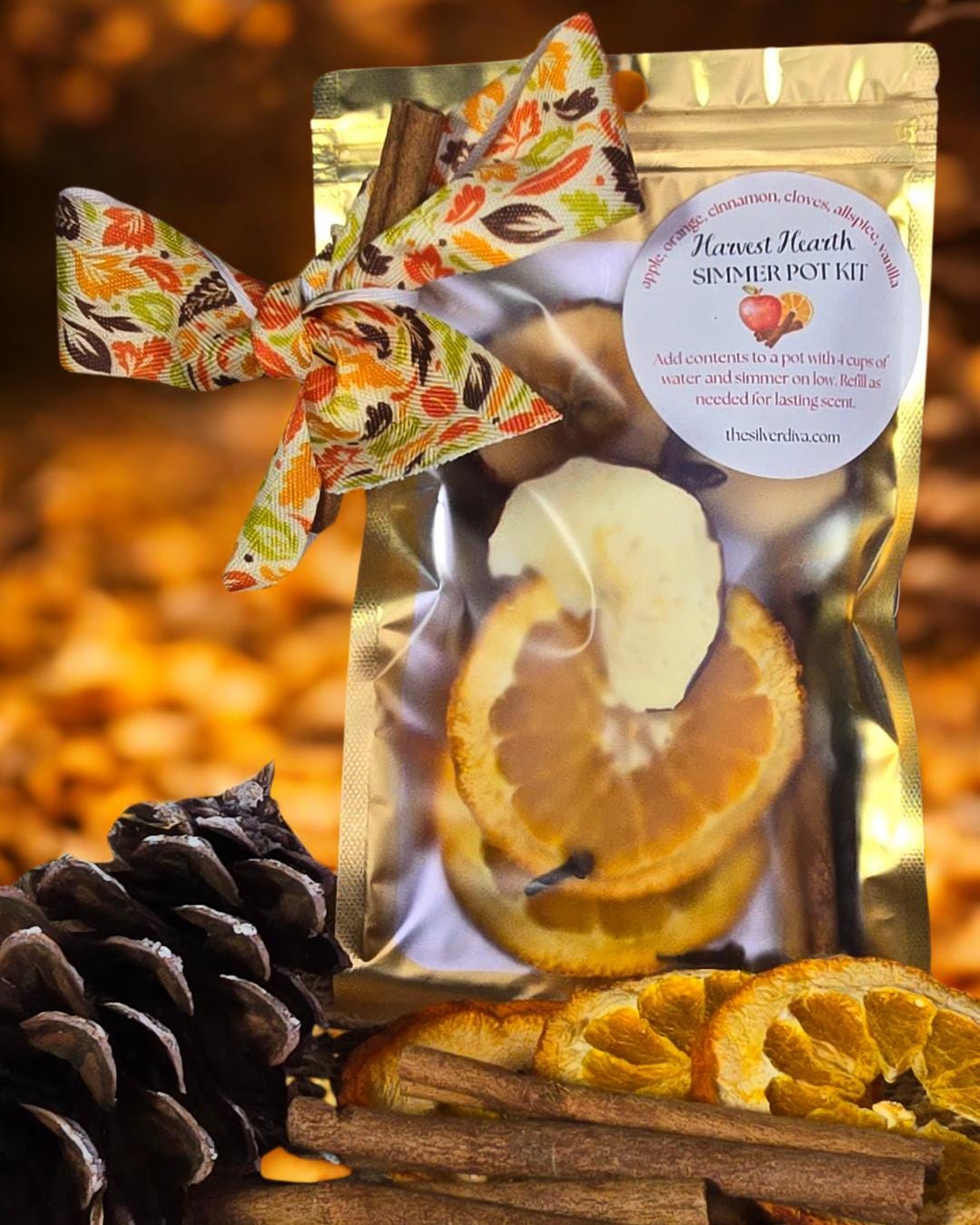 Harvest Hearth Fall Stovetop Potpourri - Autumn Simmer Pot Kit ...