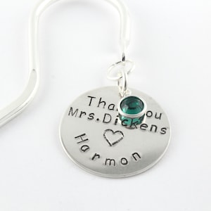 Personalized Bookmark for Teacher Gift - End of the Year Teach Book ...