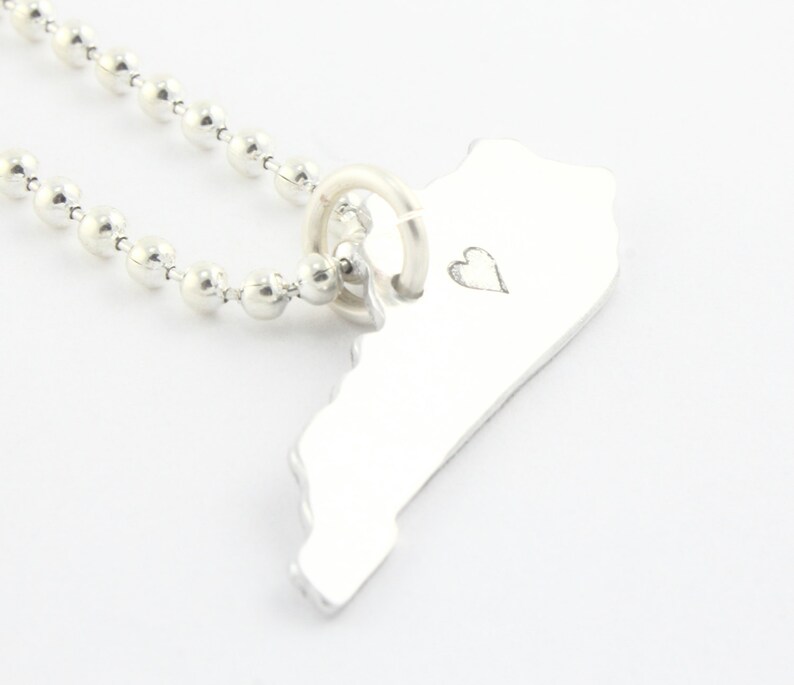 Personalized State of Kentucky Necklace Hand Stamped State - Etsy