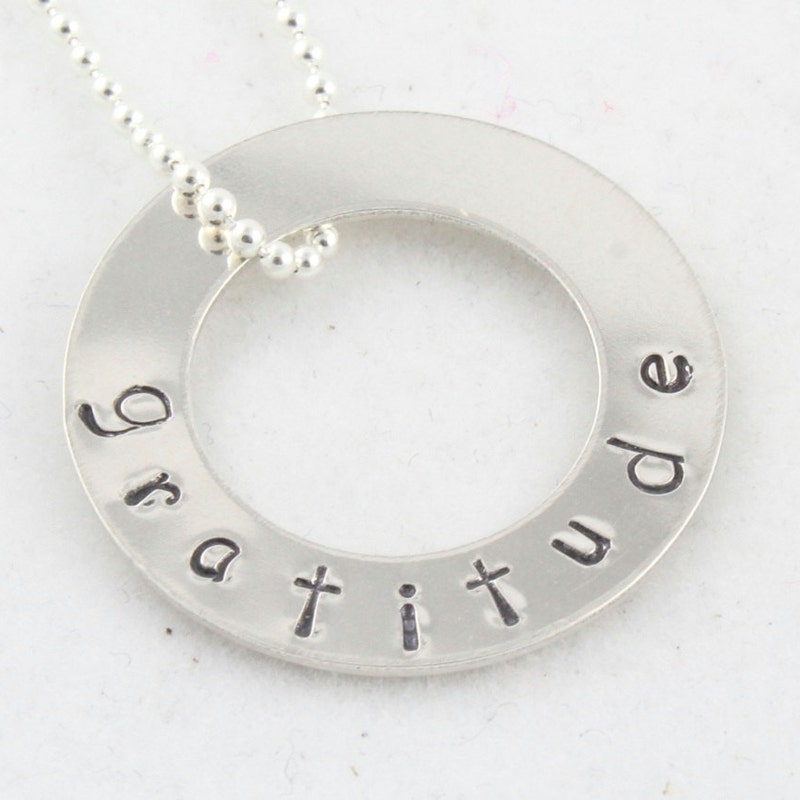 Gratitude Necklace - Etsy
