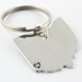 Ohio Keychain Ohio State Key Chain Hand Stamped Ohio State Outline I ...