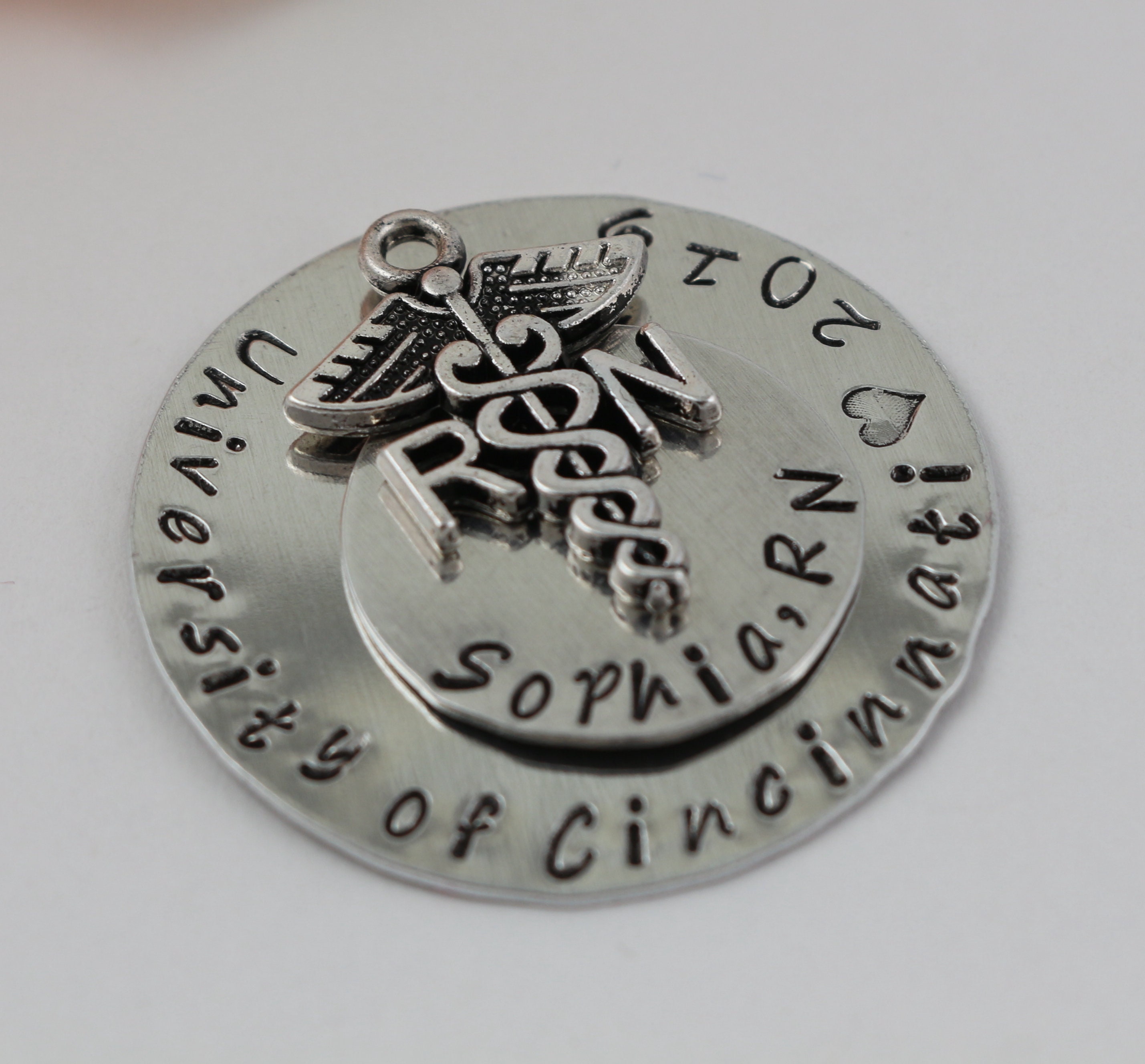 Nursing Pin for Pinning Ceremony - Personalized Nurse Pin - Nurse Pin ...