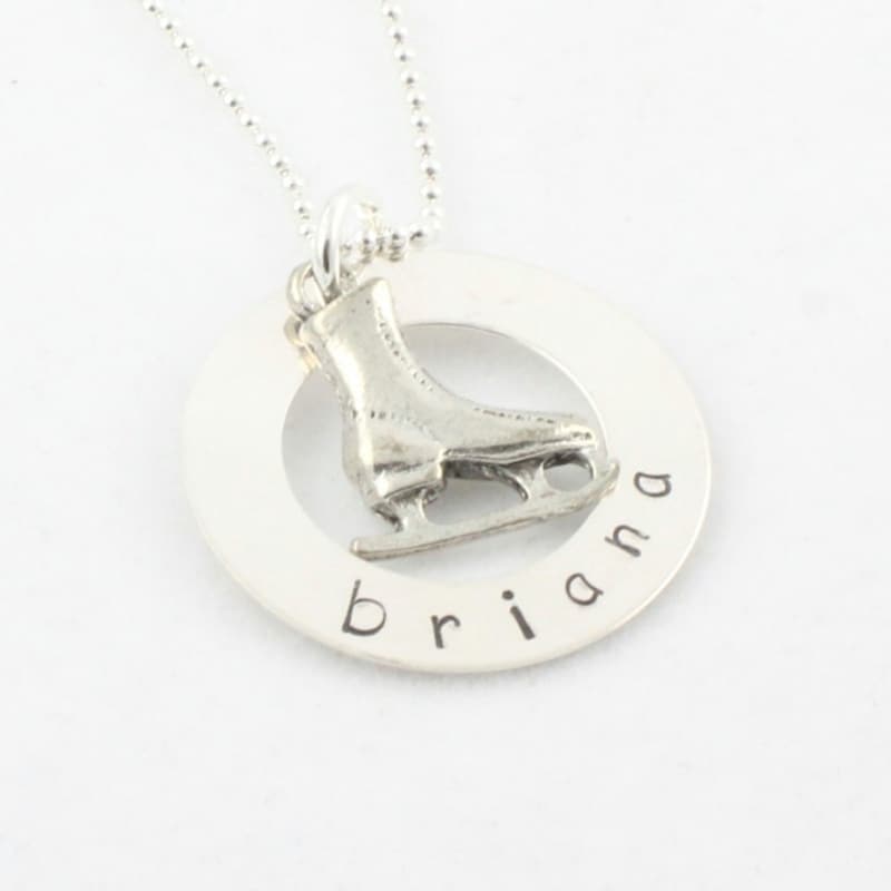 Ice Skating Necklace - Etsy