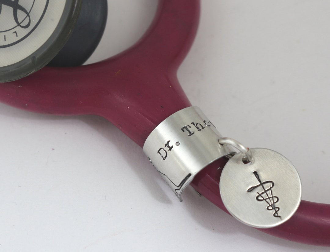 Stethoscope ID Tag - Veterinarian Stethoscope ID Ring - Vet Stethoscope ...