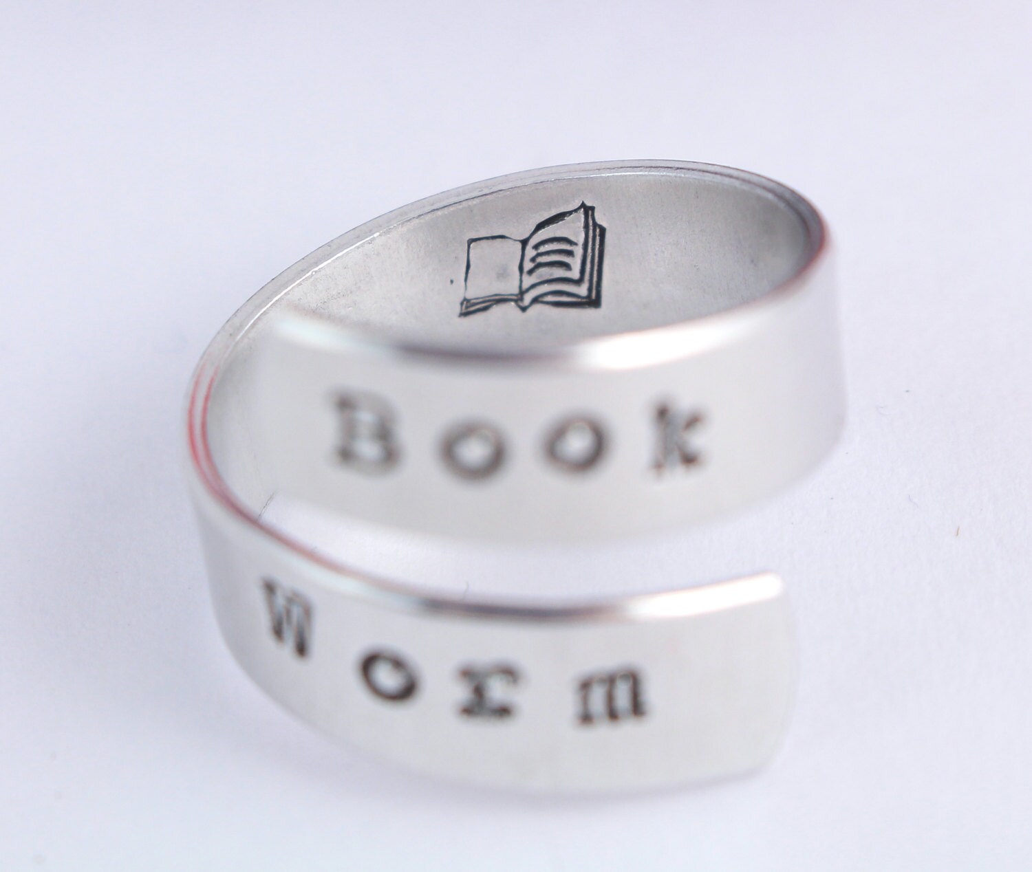 Book Worm Ring Wrap Ring Twist Ring Book Lover | Etsy