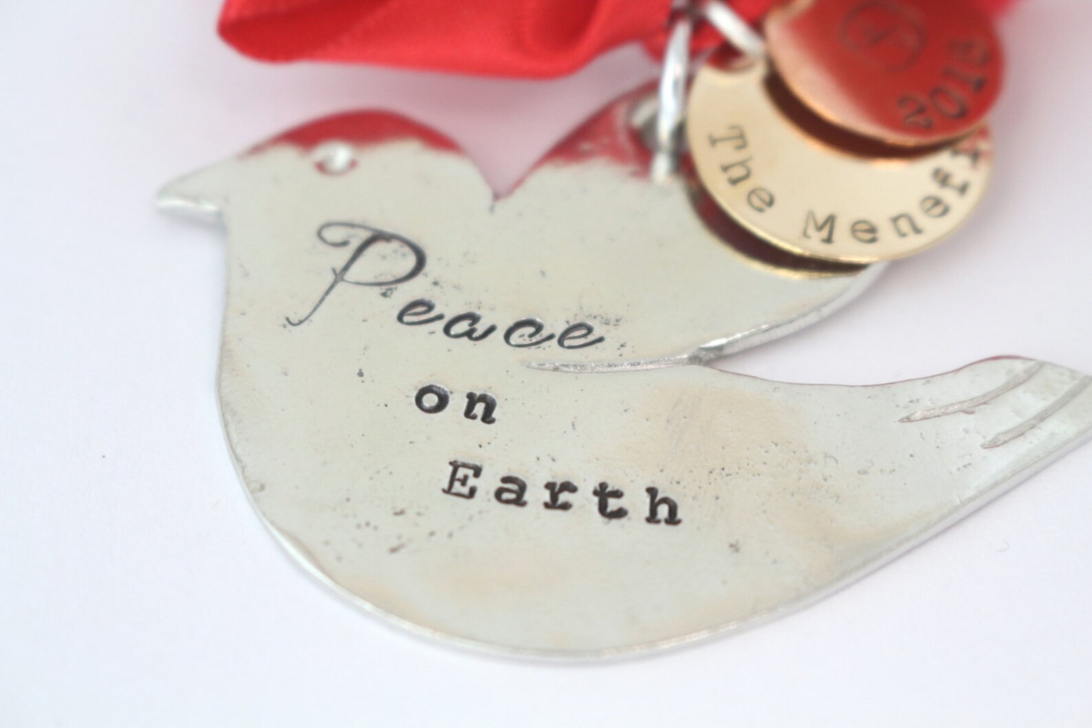 Peace Dove Christmas Ornament - Family Ornament Gift - Bird Ornament ...