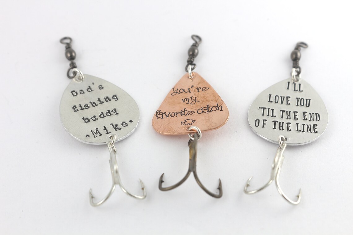 Fishing Lure Custom Fish Hook Personalized Fishing Lure - Etsy