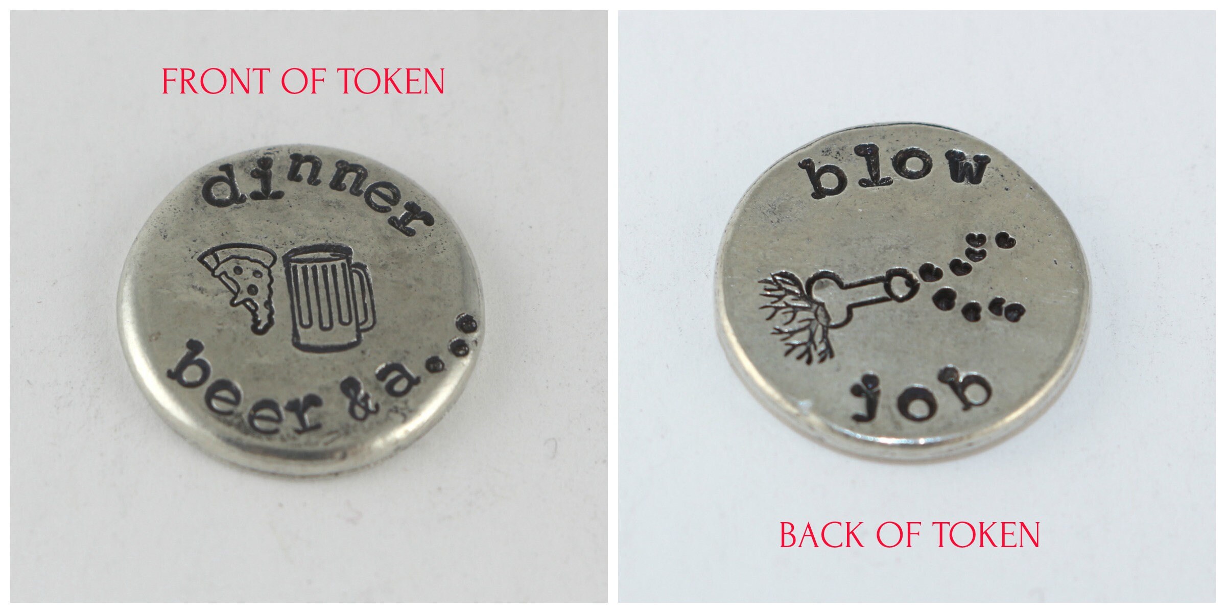 Sexy Pocket Token - Valentine's Day Gift for Him - Custom Pocket Coin ...