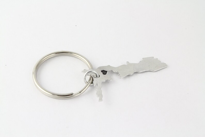 Personalized New Zealand Keychain Hand Stamped New Zealand - Etsy