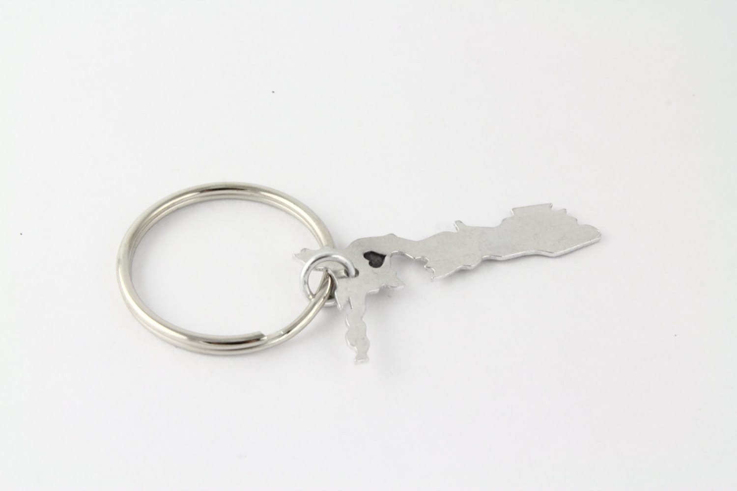 Personalized New Zealand Keychain - Hand Stamped New Zealand Country ...