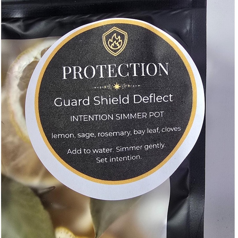 Protection Simmer Pot Kit With Crystal - Energy Cleansing Ritual ...
