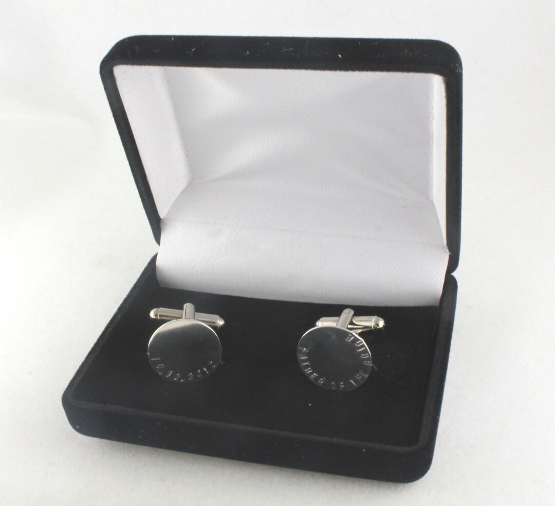 Cufflinks Box - Cuff Links Box - Men's Box - Cufflink Holder - Black ...