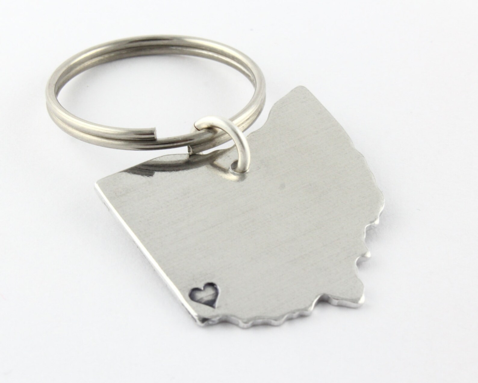 Ohio Keychain Ohio State Key Chain Hand Stamped Ohio - Etsy