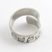 Llama Ring Wrap Twist Ring Silver Ring Llama Gift Alpaca Ring Llama ...