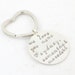 Mother's Day Gift - Personalized Heart Keychain - Key Ring - Custom ...