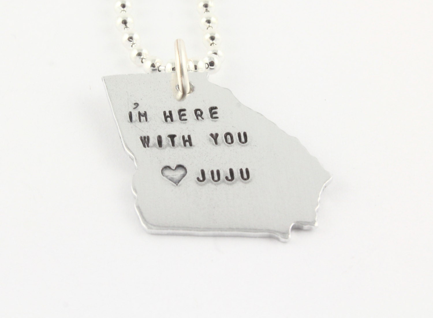 Georgia Necklace Georgia State Necklace Personalized State - Etsy