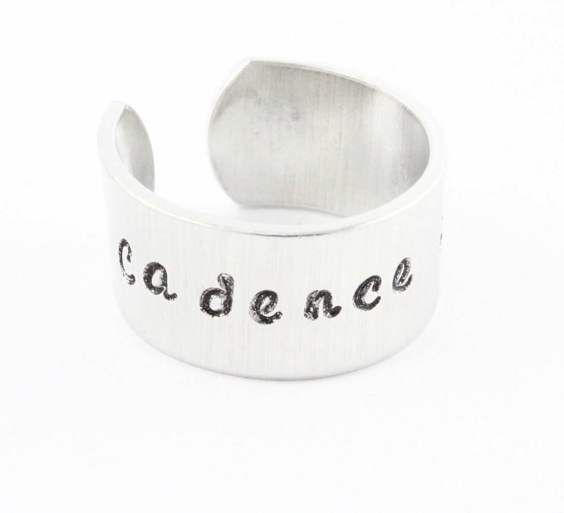 Baby Shower Gift - Personalized Ring - New Baby Gift - Adjustable Ring ...