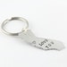 California Keychain - CA State Outline - Personalized Key Chain ...