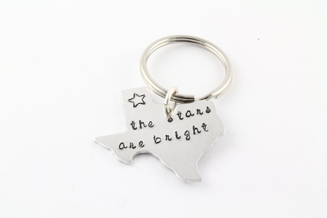 Texas Keychain - Texas Key Chain - Texas Keyring - Texas Key Ring ...