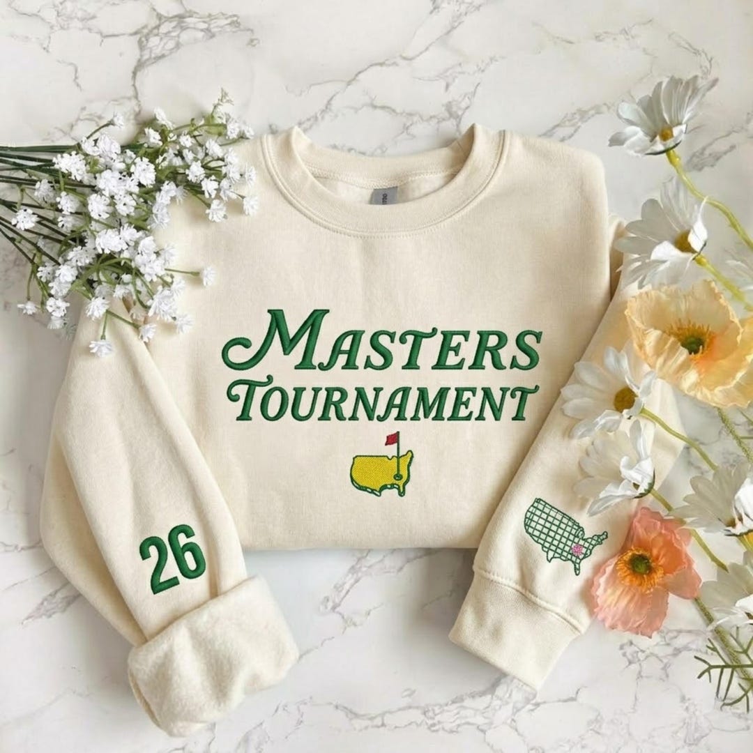 Masters Tournament 2026 Augusta Embroidered Shirt, Golf Tradition ...