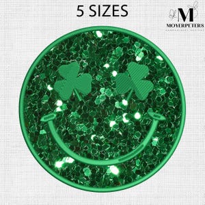 Smile Shamrock Applique Embroidery Designs, Lucky Clover Embroidery ...