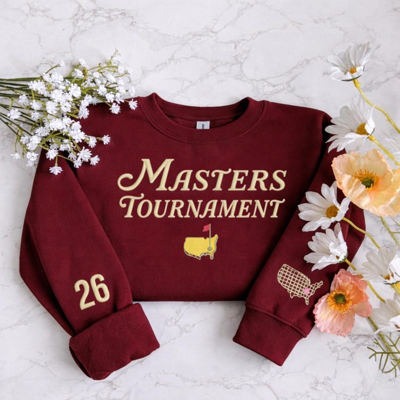 Masters Tournament 2026 Augusta Embroidered Shirt, Golf Tradition ...