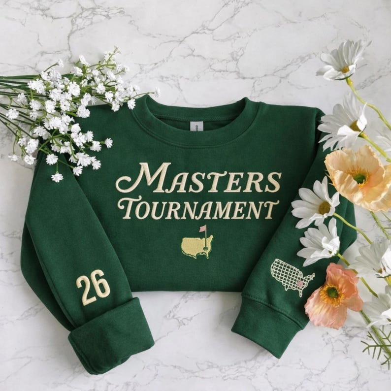 Masters Tournament 2026 Augusta Embroidered Shirt, Golf Tradition ...
