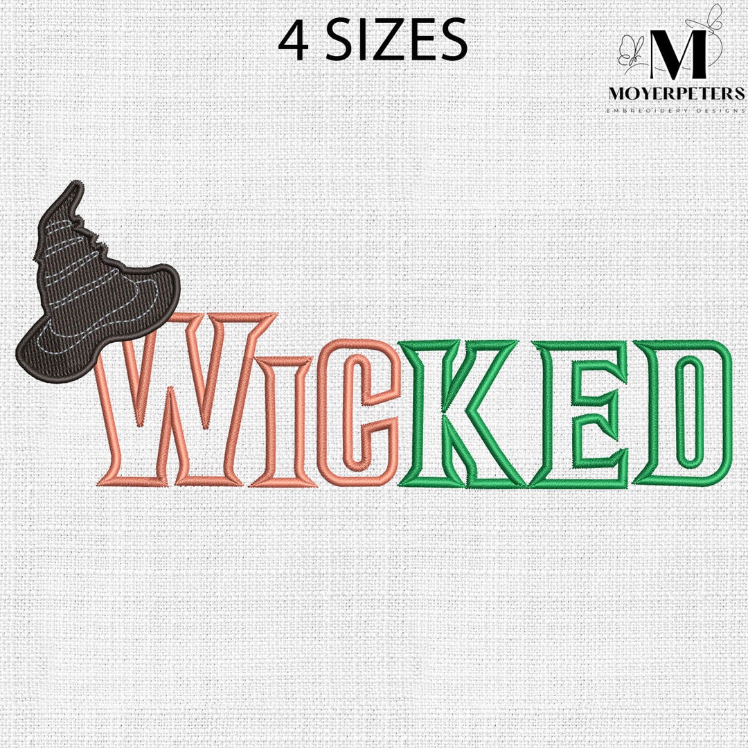 Wicked Applique Embroidery Designs, Wicked Defy Gravity Embroidery ...