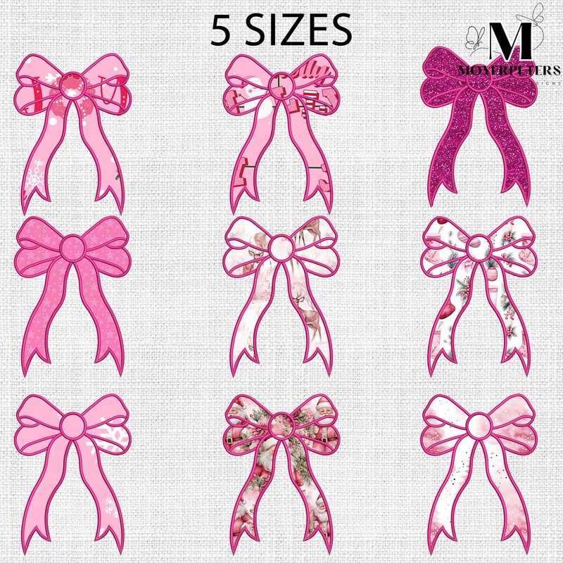 Bow Applique - Etsy