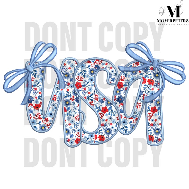 Dts File Applique Usa - Etsy Australia