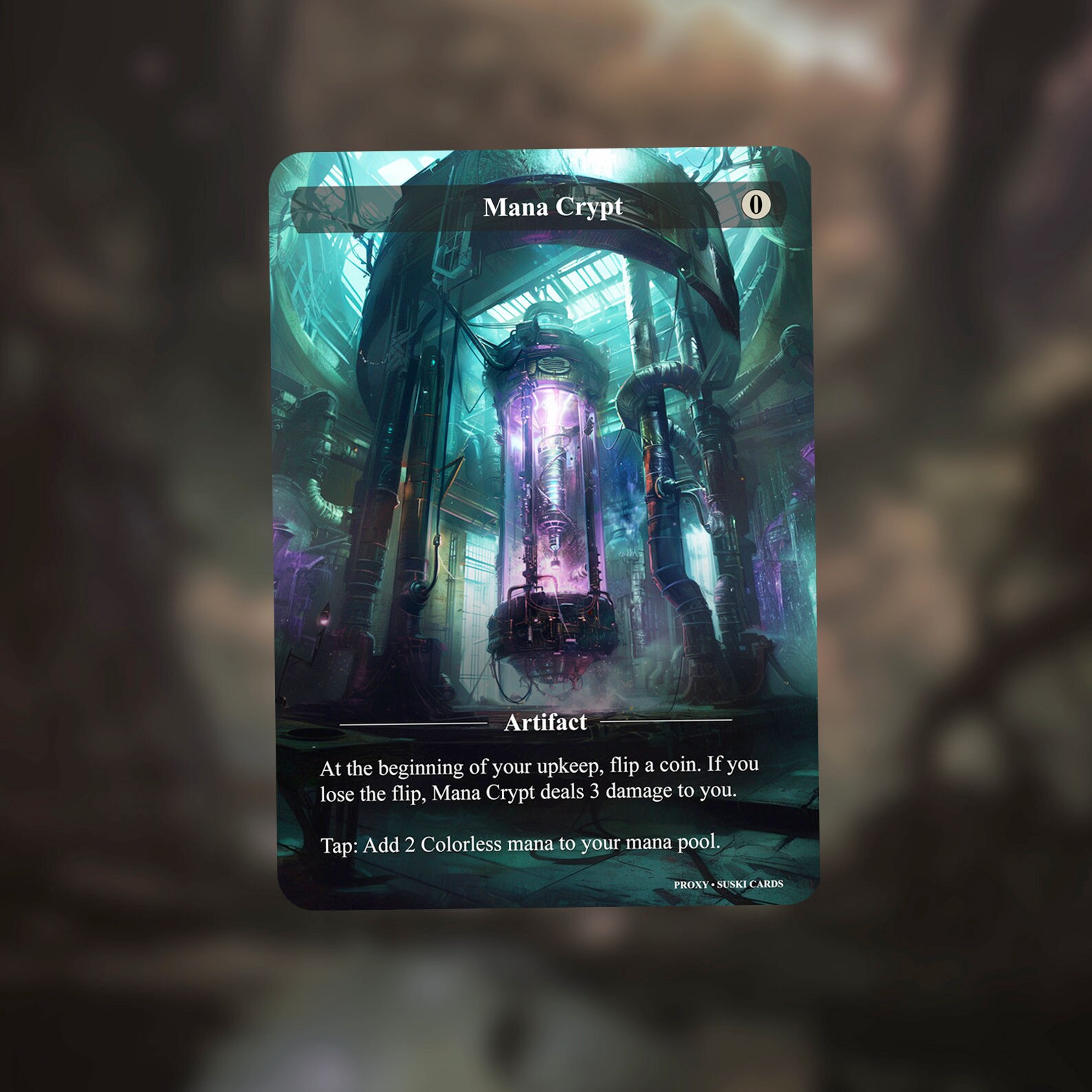 Mana Crypt Proxy Borderless / Custom Proxies / Commander Cards // EDH ...