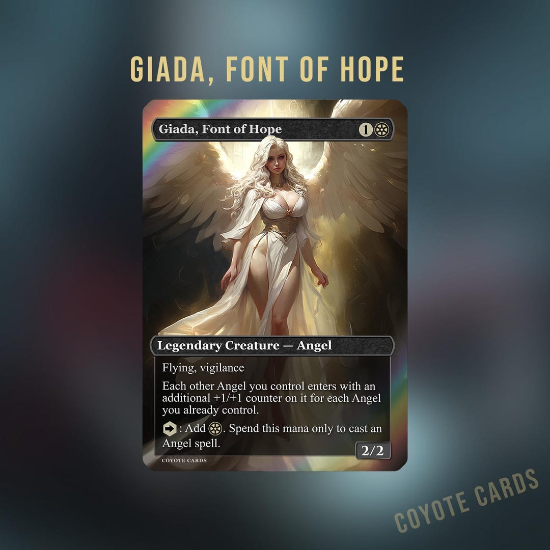 Giada, Font of Hope Proxy - Custom Proxies / Commander Cards // EDH/CEDH - Etsy