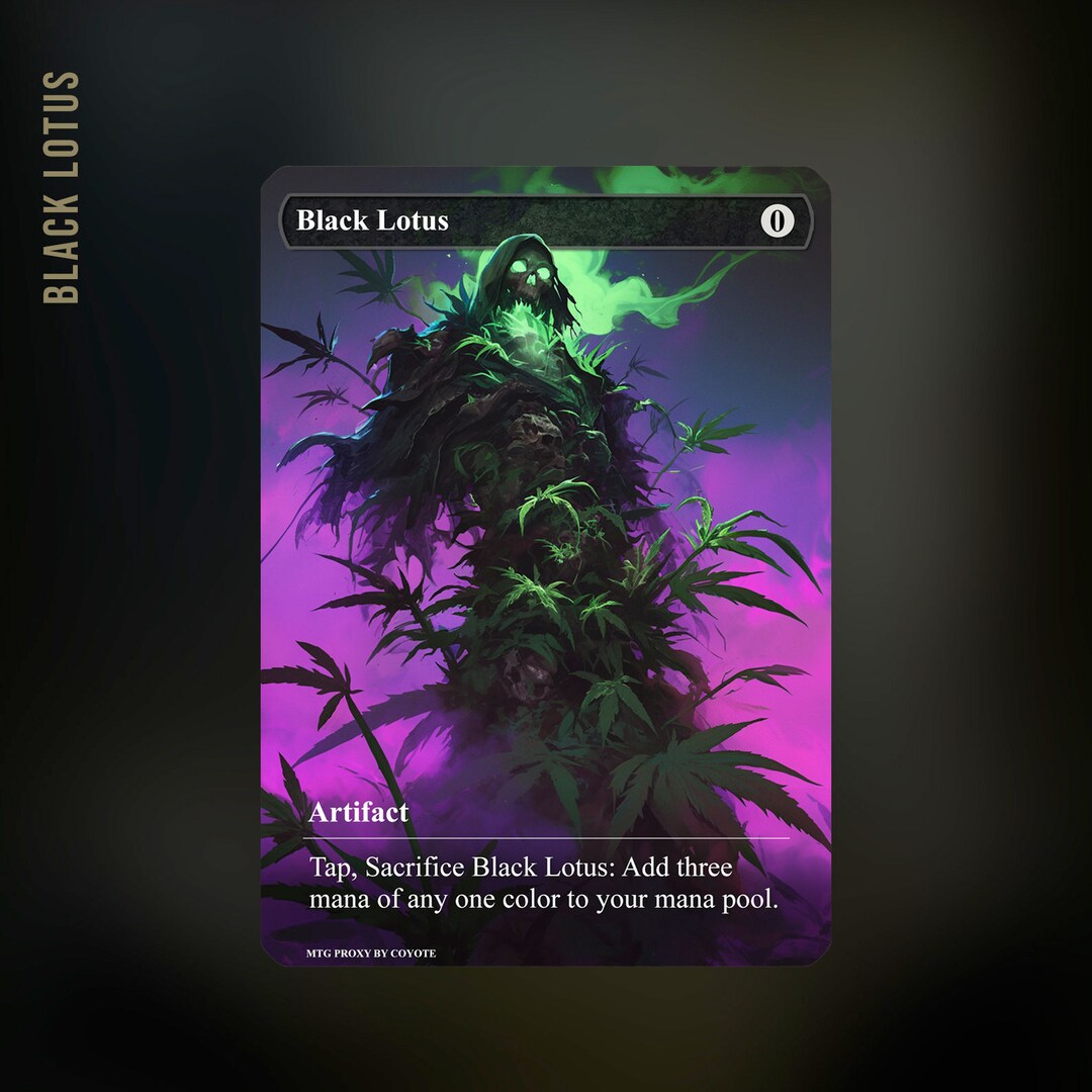 Black Lotus Proxy / Custom Proxies / Commander Cards // EDH/CEDH - Etsy