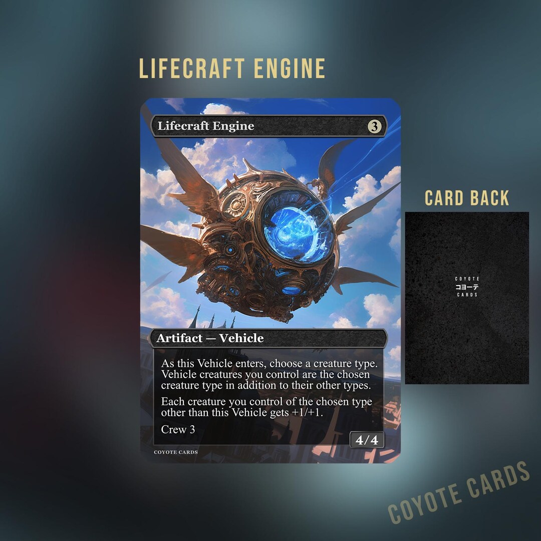 Lifecraft Engine Proxy / Custom Proxies / Commander Cards / EDH/CEDH ...