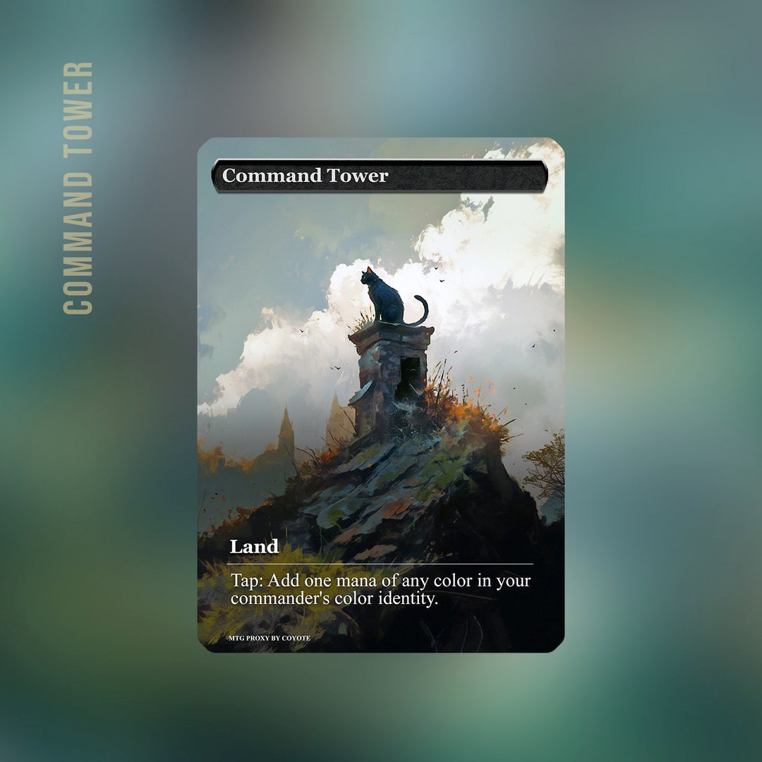 Command Tower - Kitty - Proxy - Custom Proxies / Commander Cards // EDH/CEDH - Etsy