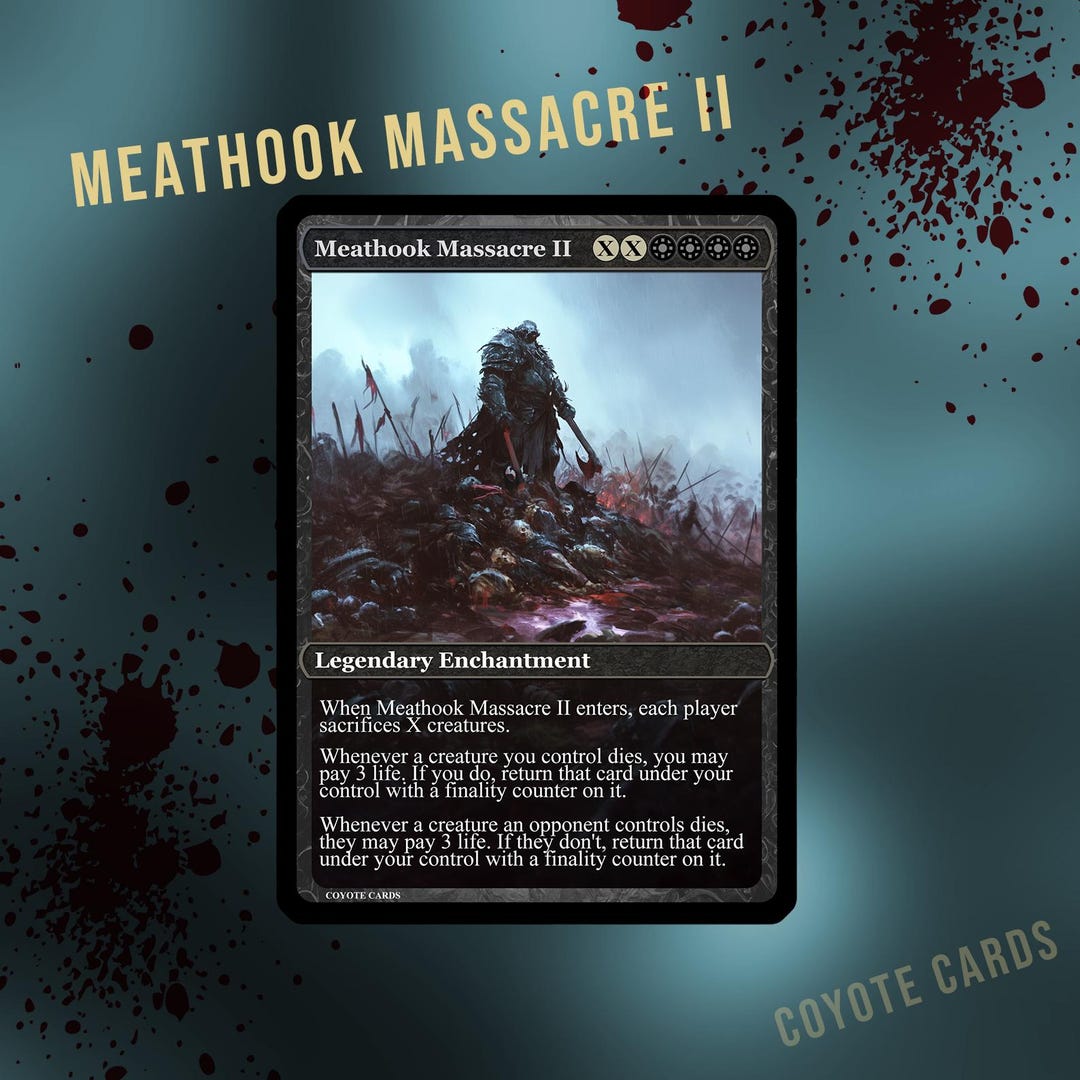 Meathook Massacre II Proxy Custom Proxies / Commander Cards // EDH/CEDH ...