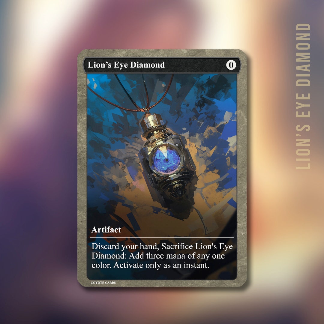 Lion's Eye Diamond Proxy / Custom Proxies / Commander Cards // EDH/CEDH ...