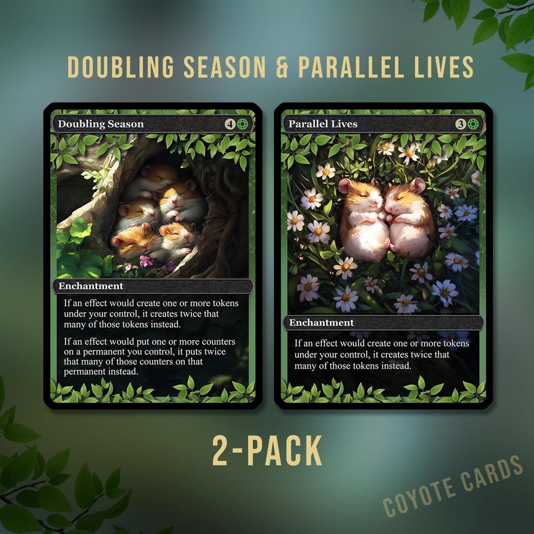 Doubling Season & Parallel Lives 2-pack // Proxy - Custom Proxies ...
