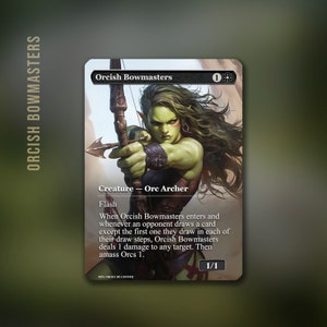 Orcish Bowmasters Proxy - Custom Proxies / Commander Cards // EDH/CEDH - Etsy