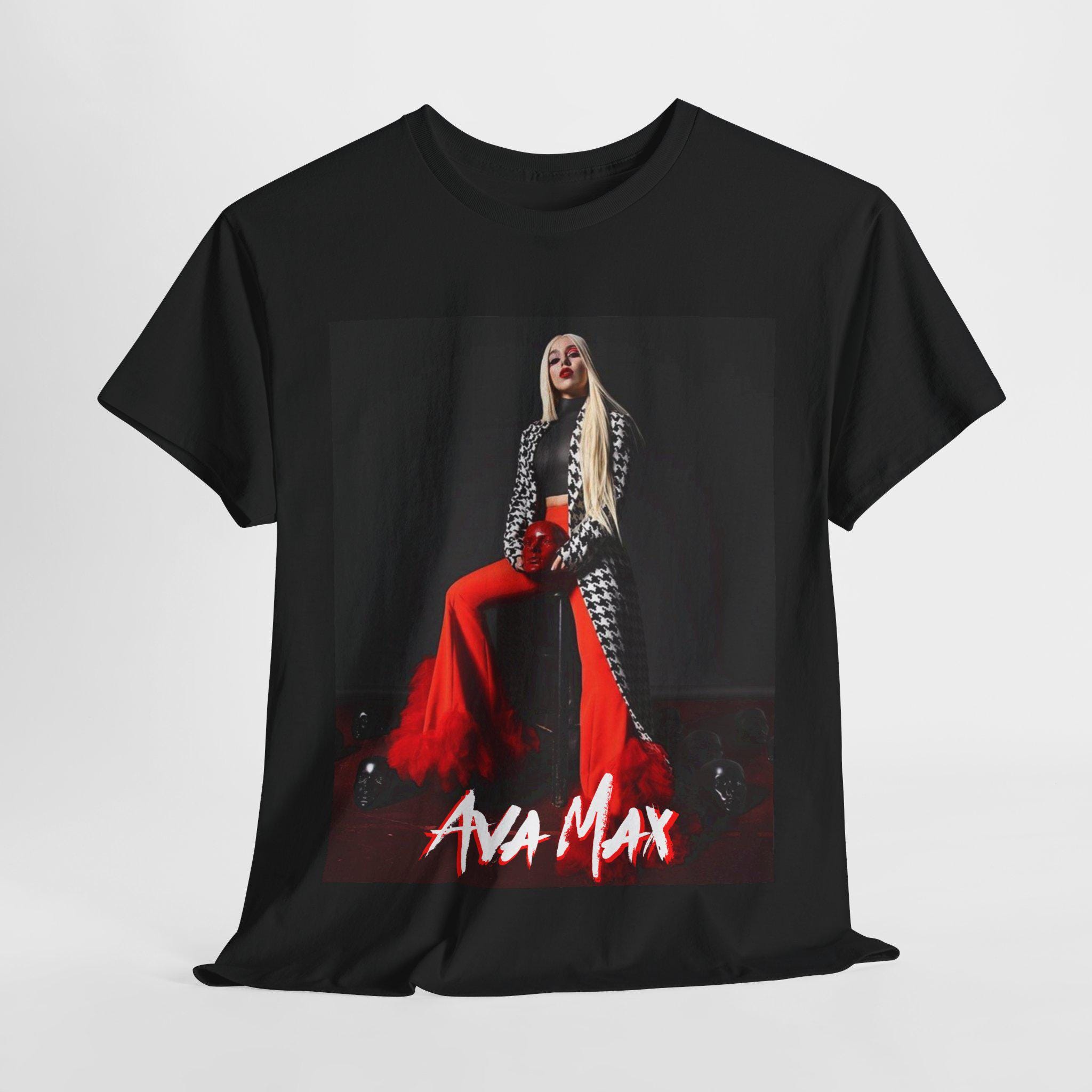 Ava Max T-shirt / Aesthetic Premium Unisex Crew Neck Minimalist T-shirt ...