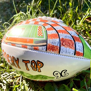 Custom Hand Painted Football, Personalized Football Gift, Hand Made ...