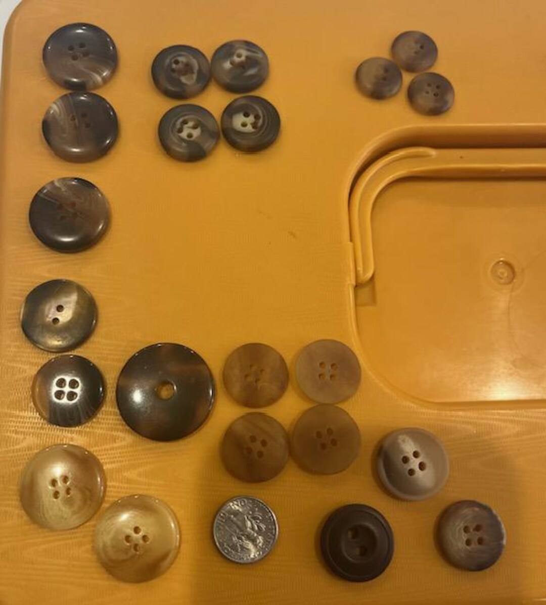 Vintage Tortoiseshell Resin Buttons (30ish Assorted) - Etsy
