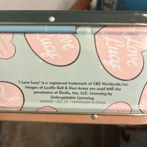 I Love Lucy Lunch Box - Etsy