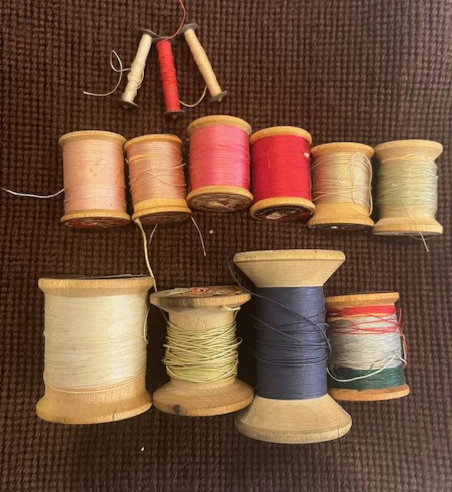 Vintage Spools of Thread (assorted) - Etsy