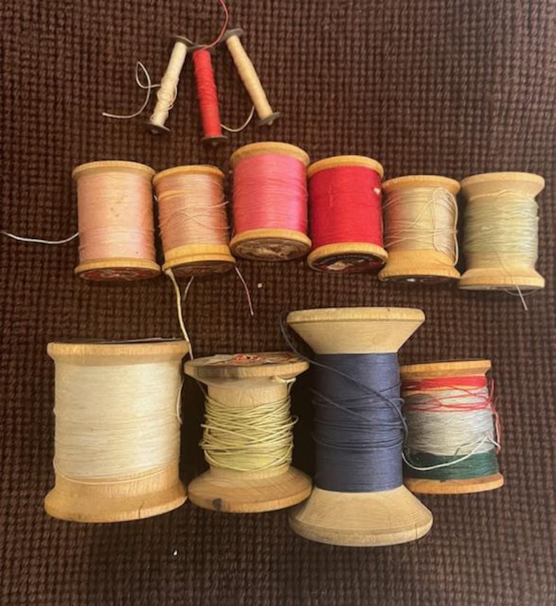 Vintage Spools of Thread (assorted) - Etsy