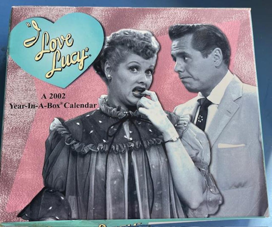 I Love Lucy 2002 Desk Calender - Etsy
