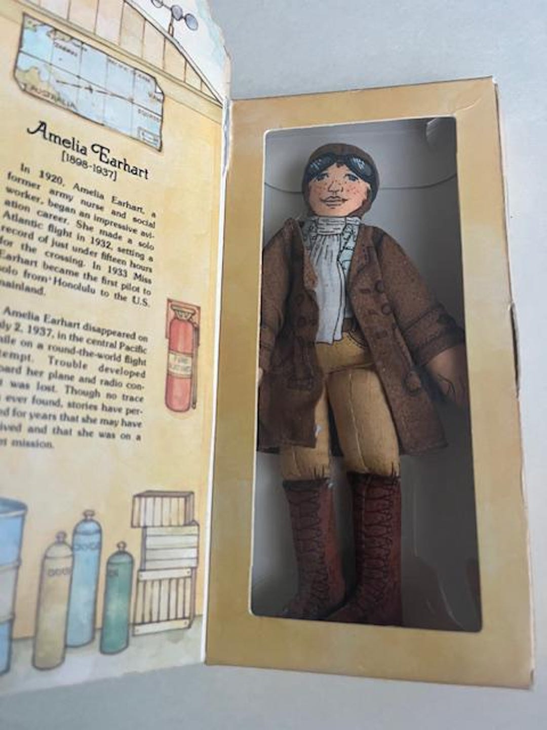 Amelia Earhart Hallmark Collection Doll With Box - Etsy