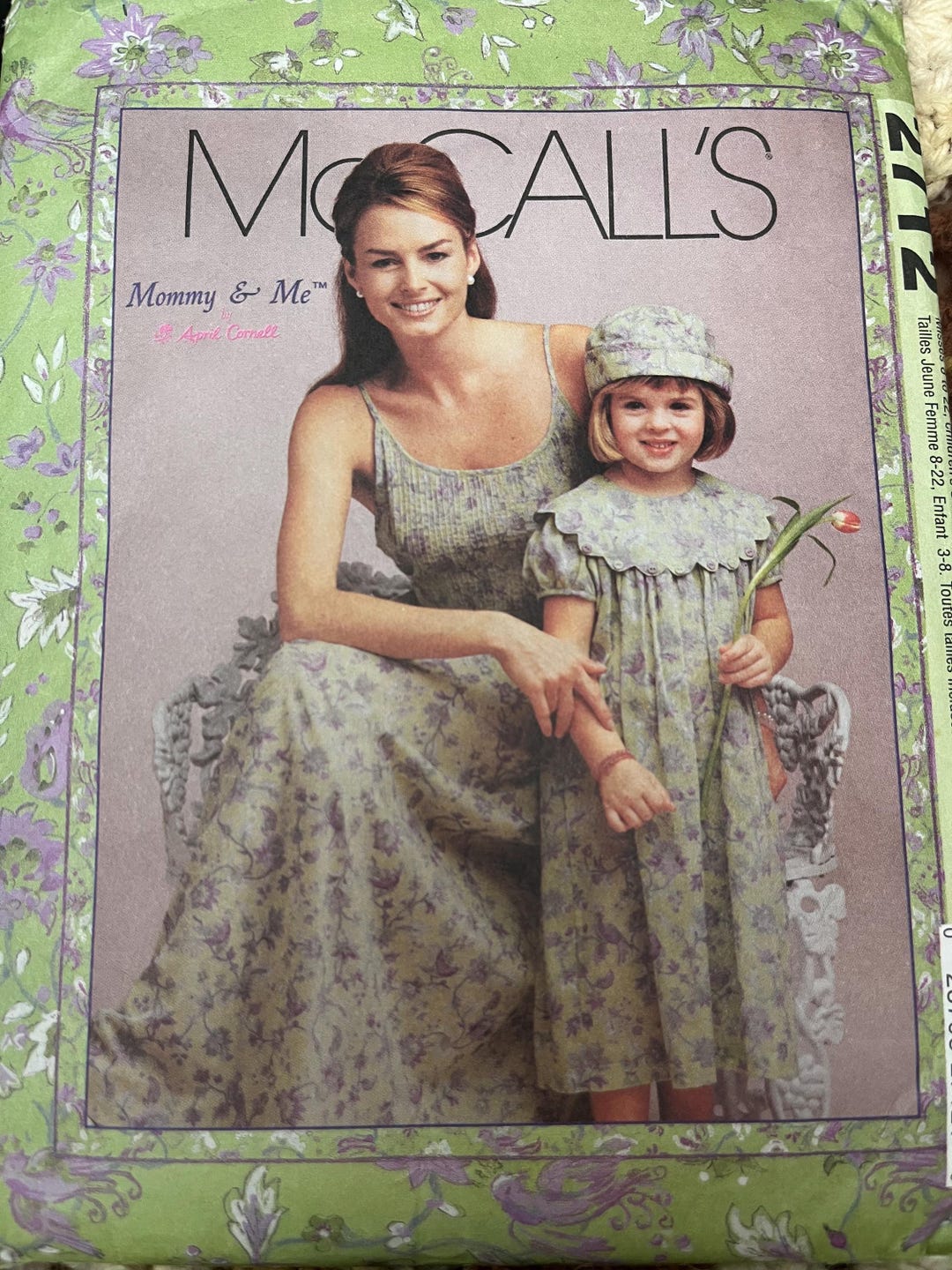 Mccalls Mommy & Me by April Cornell Sewing Patterns Partially Cut - Etsy