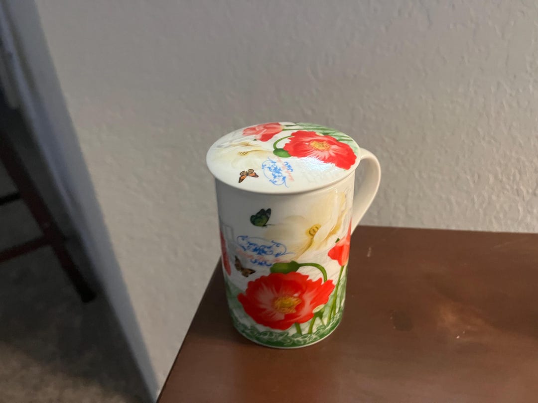 Vintage Tea Diffuser Ceramic Cup Made in Japan - Etsy