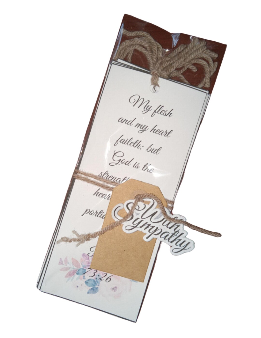 Bible Scripture Cards for Grief, With Sympathy, Christian Gift Set ...